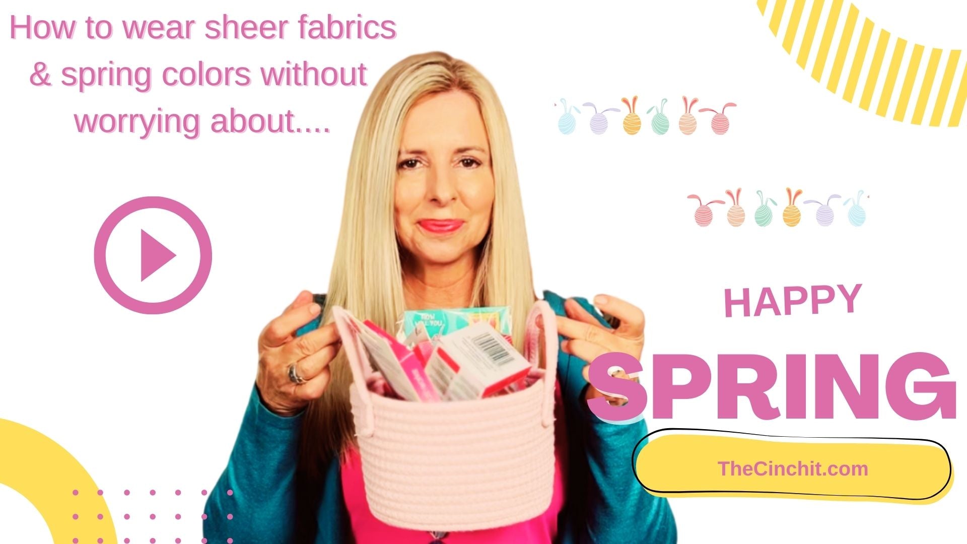 Happy Spring Colors & Fabrics – Cinch it! by StylifyX